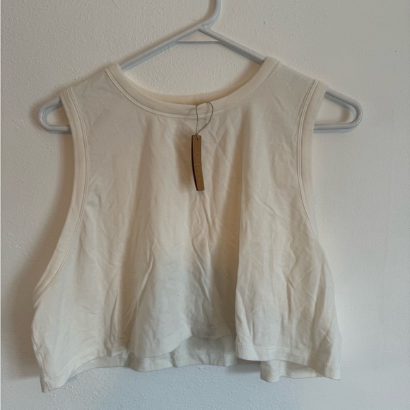 SKIMS | Tops | Nwt Skims Boyfriend Crop Tank In Marble | Poshmark